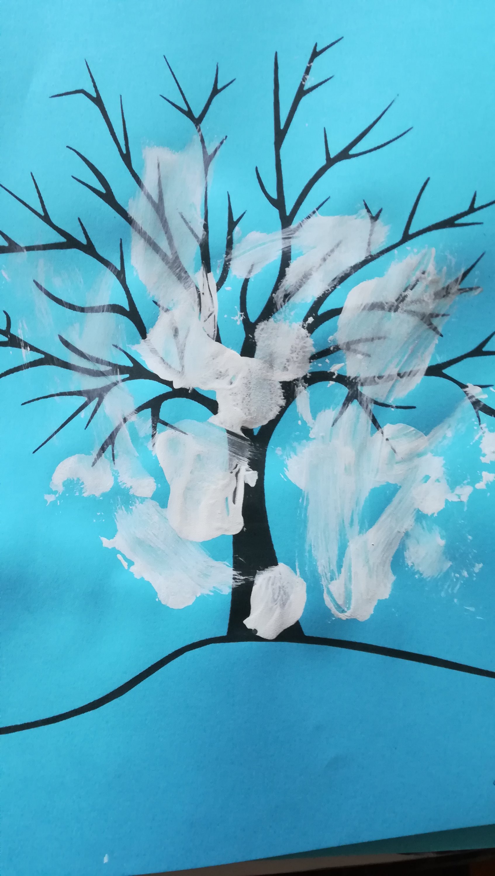 Art visuel flocons de neige – Maman des fauves