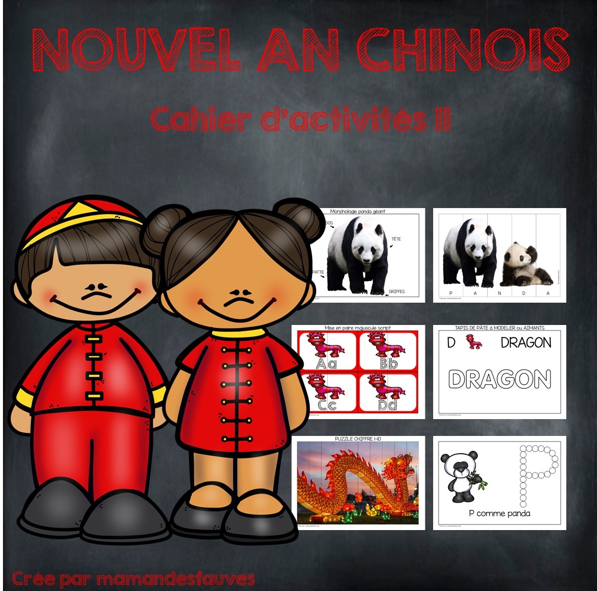Nouvel an chinois – fiches à imprimer – Maman des fauves