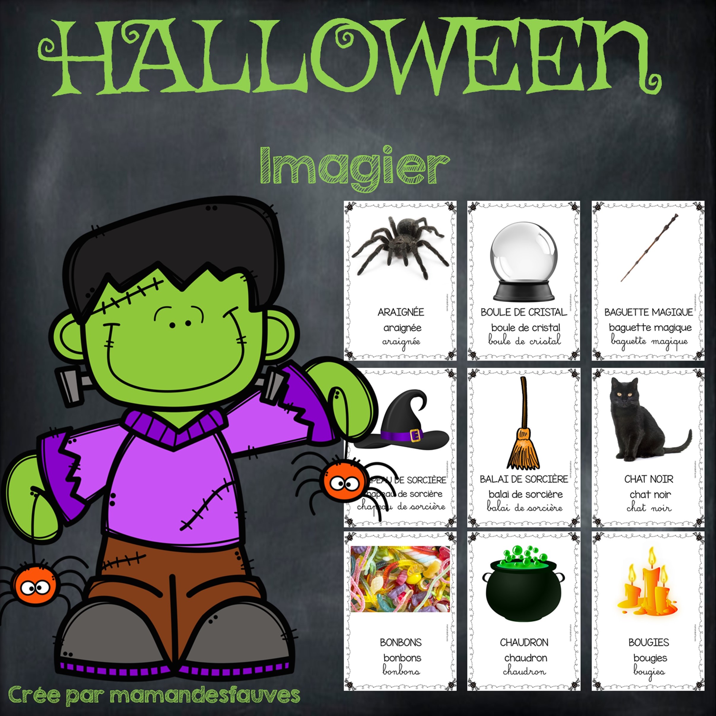 Halloween fiches à imprimer – Maman des fauves