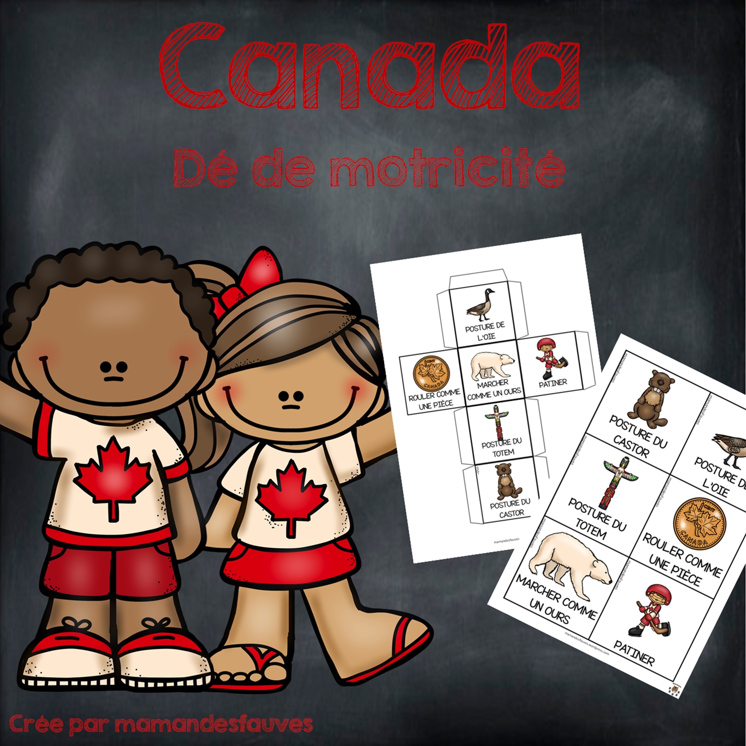 Canada fiches à imprimer – Maman des fauves