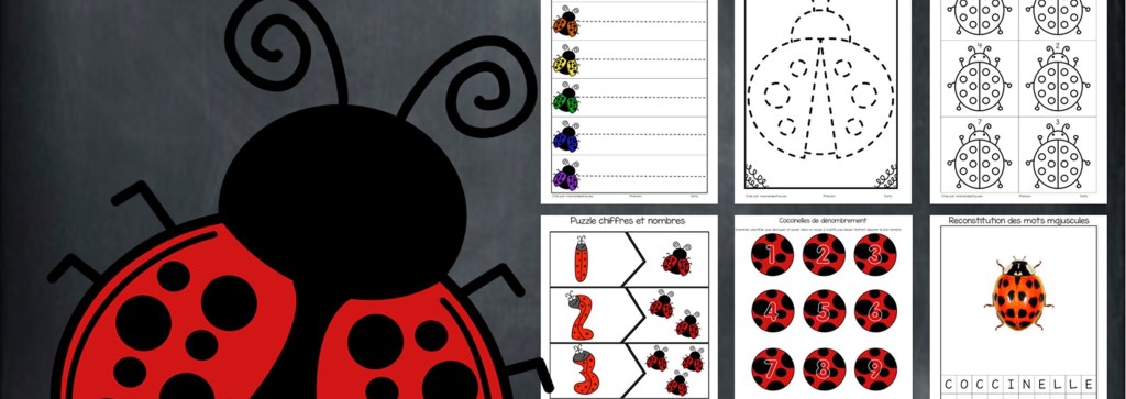 Coccinelles – fiches à imprimer – Maman des fauves